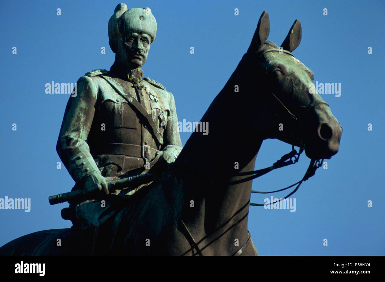 Equestrian statue of Finland s great wartime statesman General ...