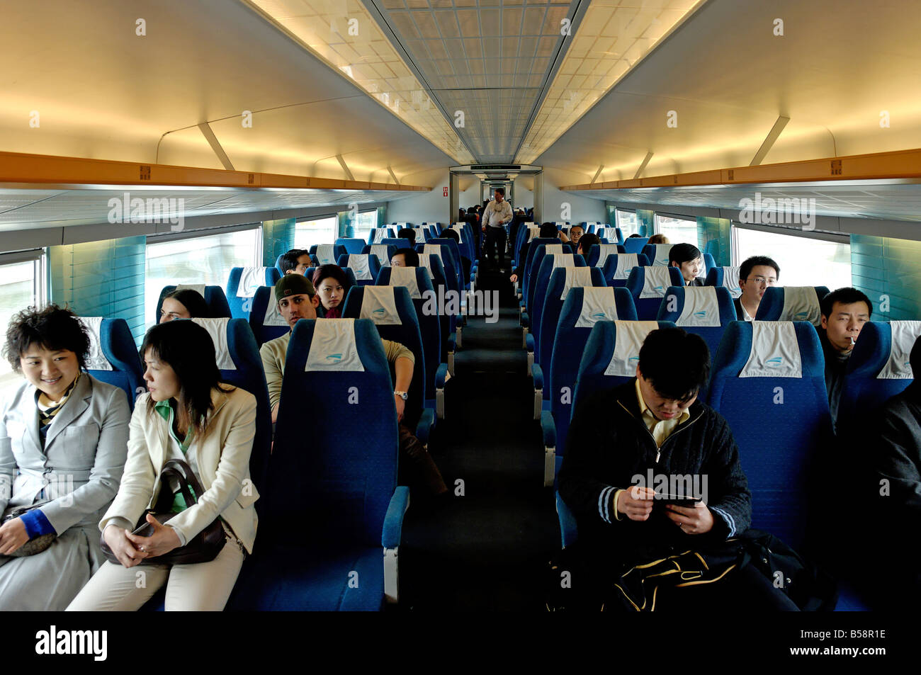 The Maglev, the world's fastest train, from Pudong International ...