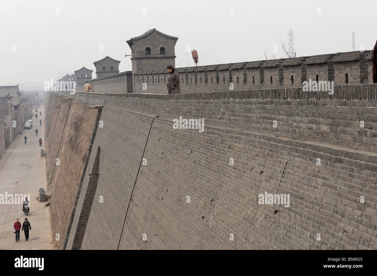 The ancient Pingyao city wall first built about 2700 years ago and ...
