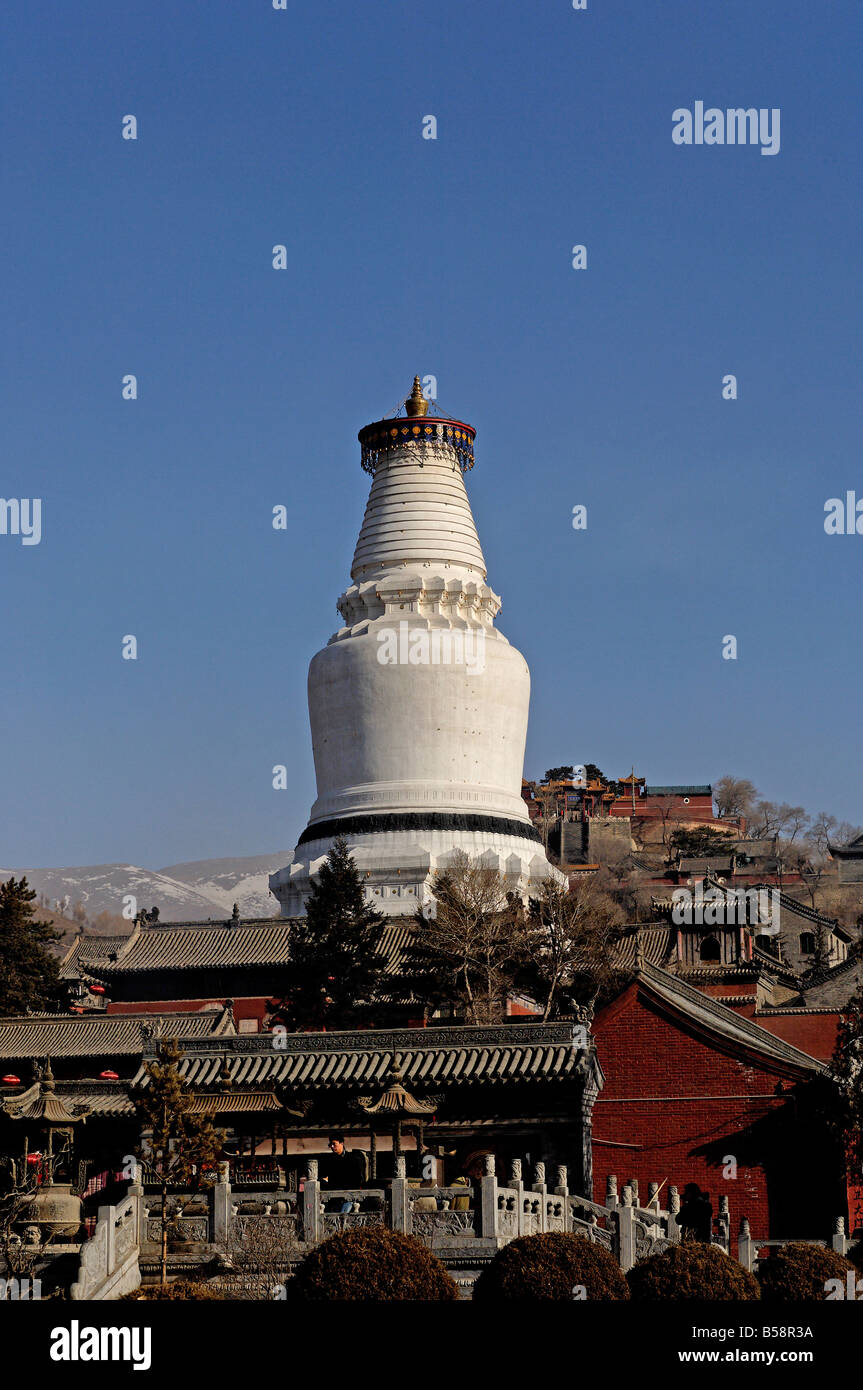 Great White Pagoda, Tayuan Temple, one of China's most ancient Buddhist ...