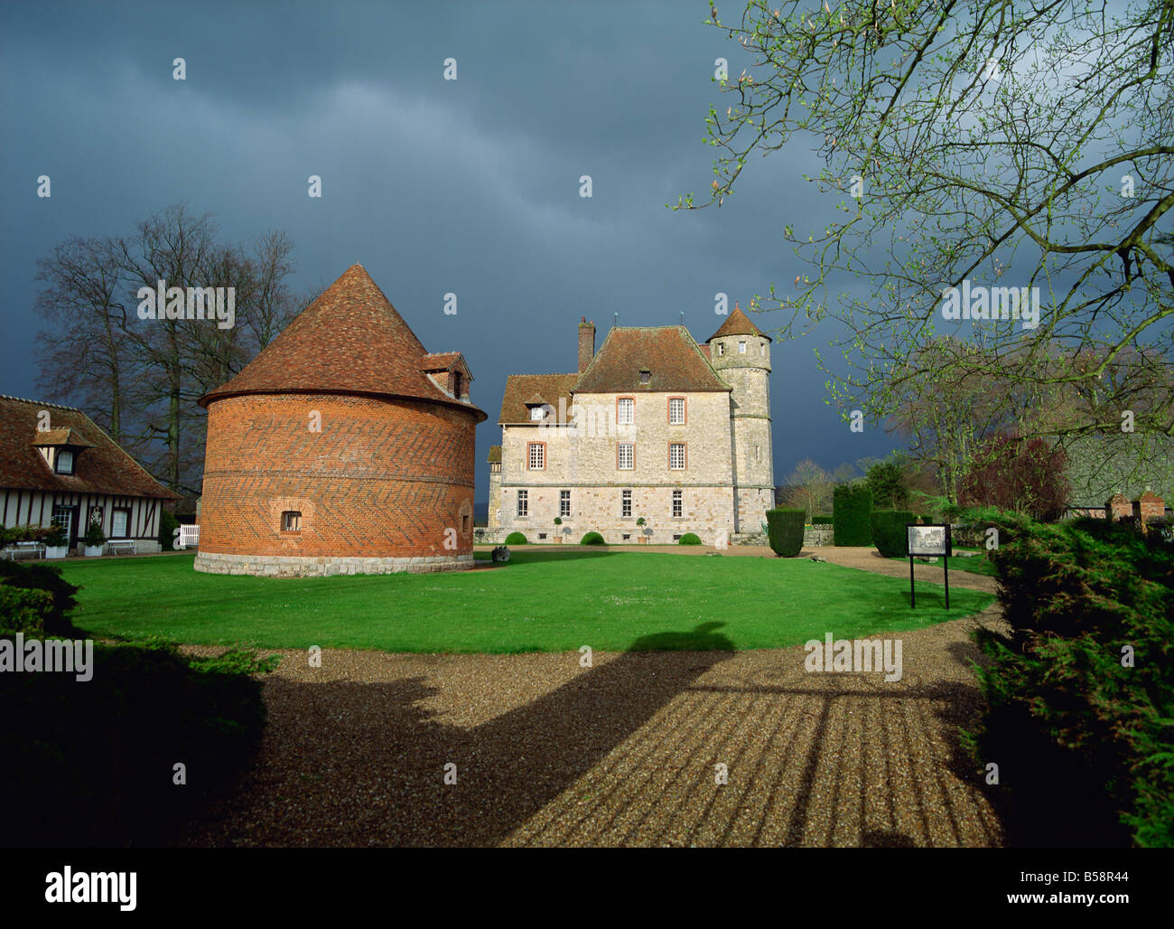 Chateau Vascoeuil Vexin Seine Valley Eure Haute Normandie France Europe ...