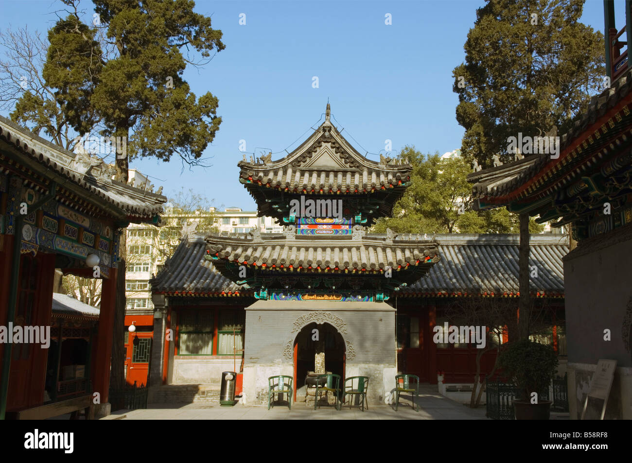 Niujie mosque, Beijing, China Stock Photo - Alamy