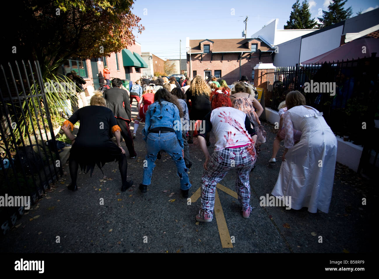 Michael Jackson Thriller Zombie High Resolution Stock Photography and ...