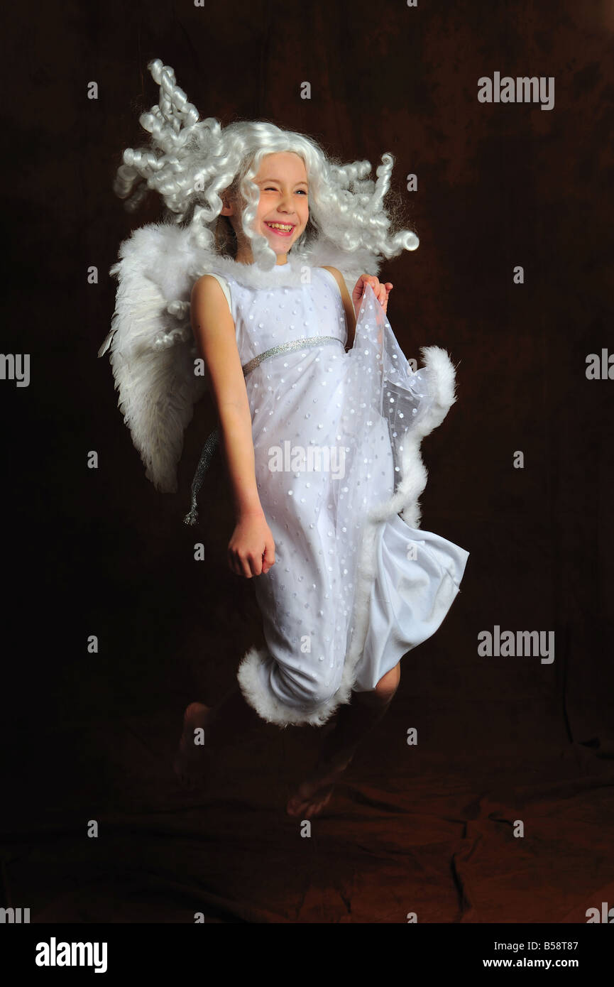 Angel Girl Fly Stock Photo - Alamy