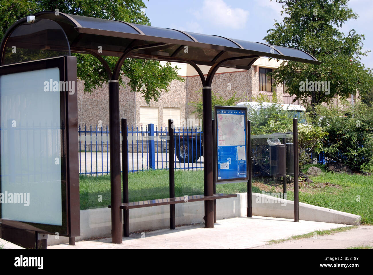 Bus stop transportation metro public waiting area hi-res stock ...