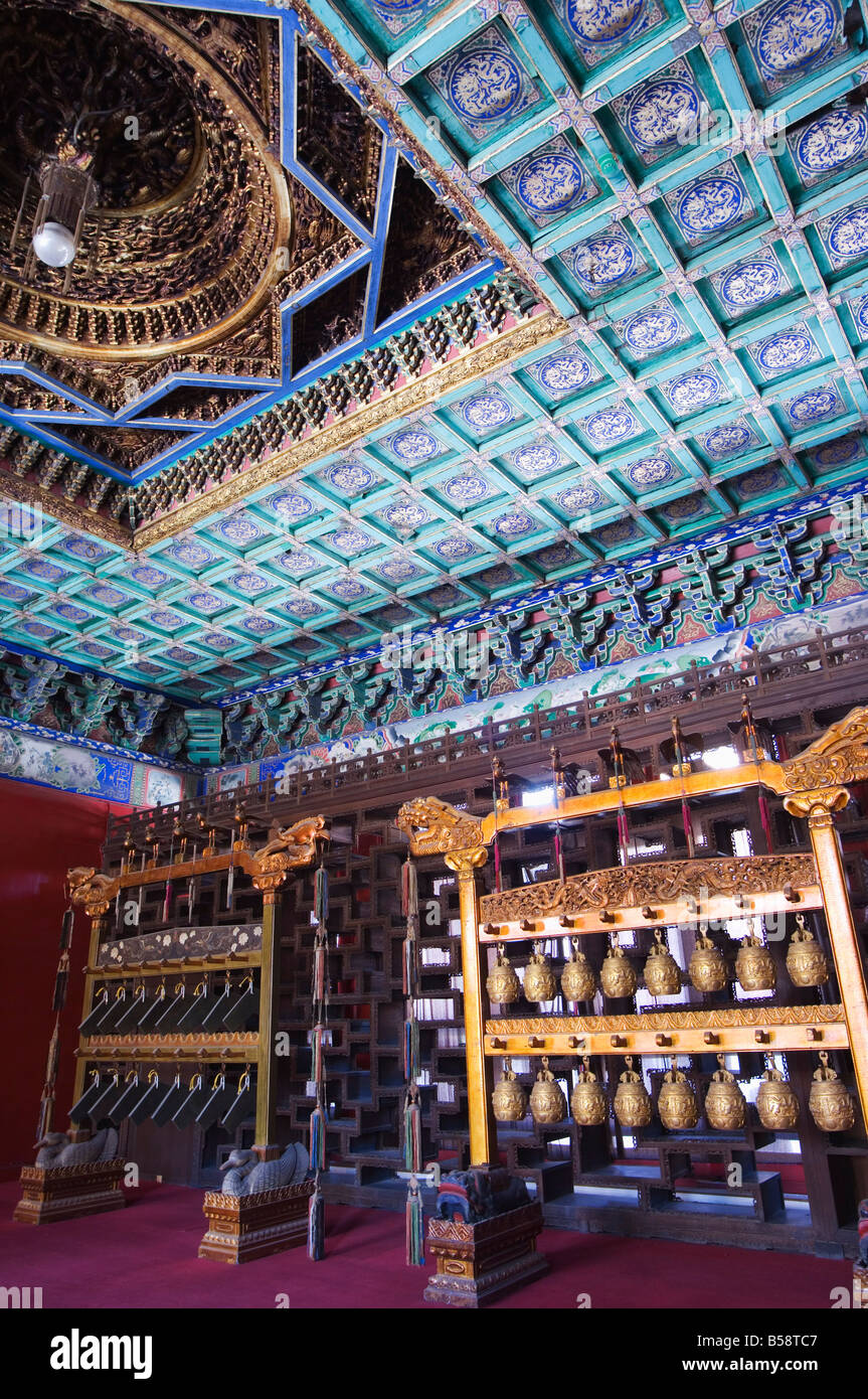 A bell room in the Palace of Peace and Longevity at Zijin Cheng The ...