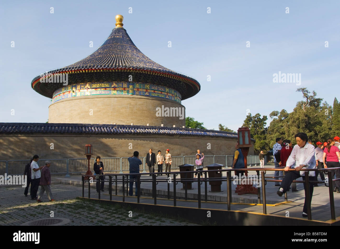 The Round Altar built in 1530 at The Temple of Heaven, UNESCO World ...