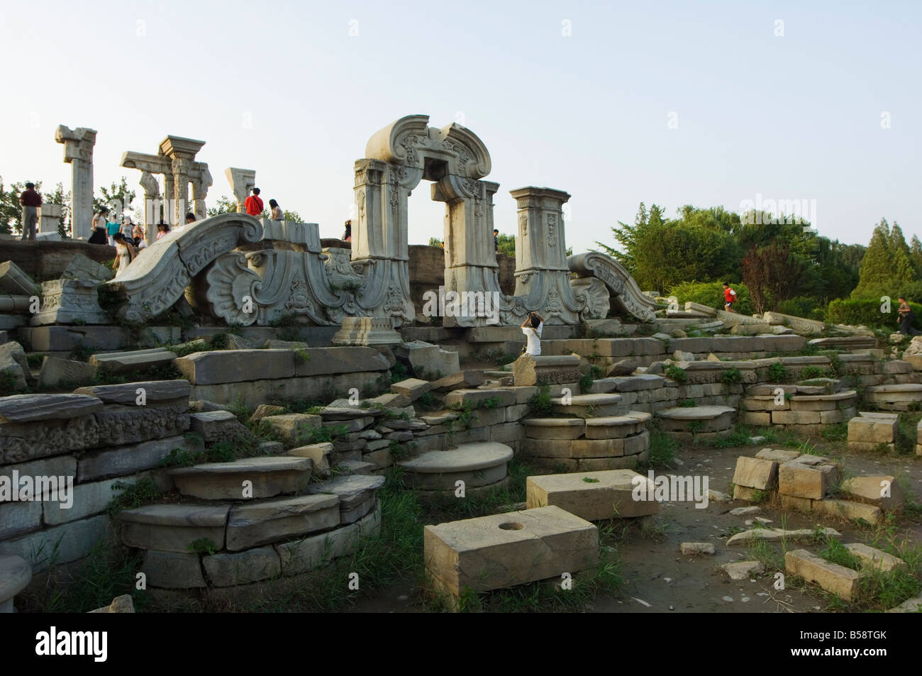 Beijing old summer palace ruins hi-res stock photography and images - Alamy