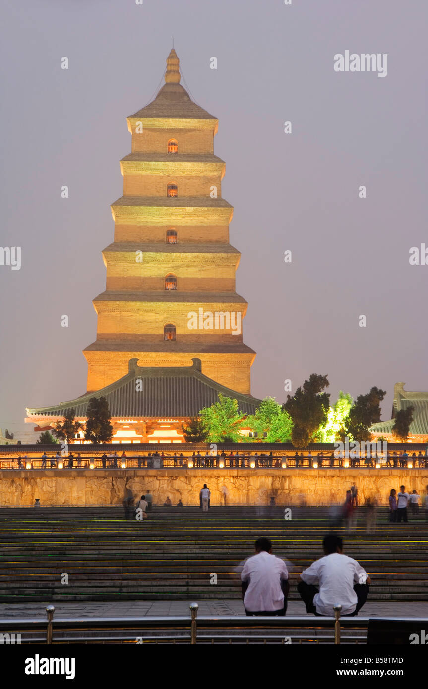 Big Goose Pagoda Park, Tang Dynasty built in 652 by Emperor Gaozong ...
