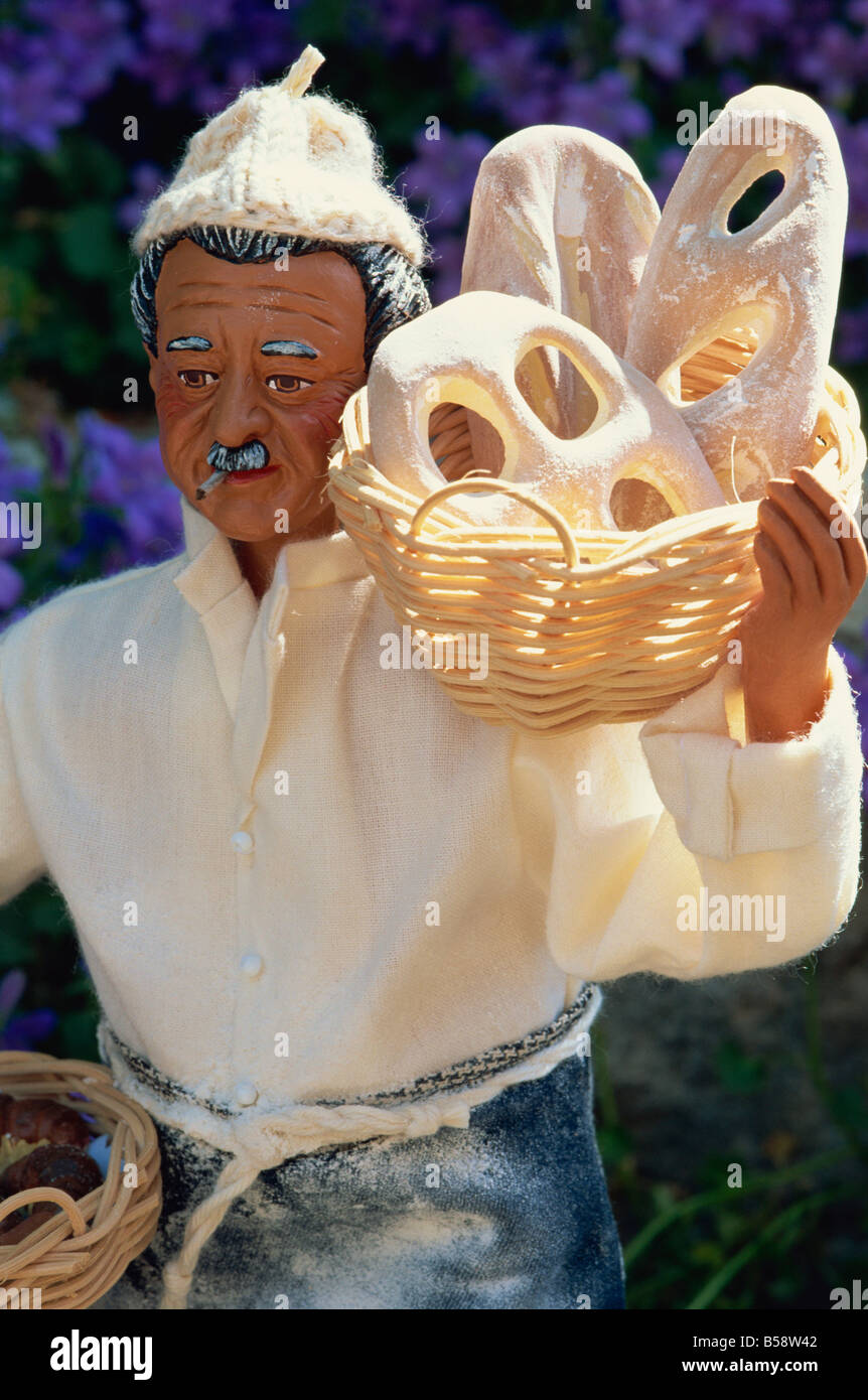 Santons de Provence, Castelin Peirano, Provence, France, Europe Stock ...