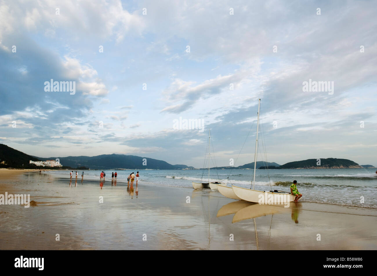 Yalong beach area, Sanya City, Hainan Province, China Stock Photo - Alamy
