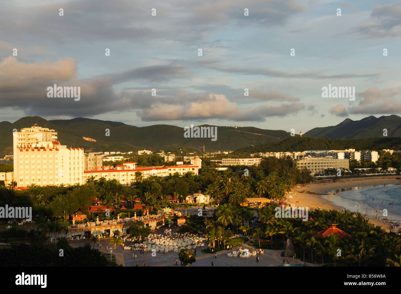 Dadonghai beach area, Sanya City, Hainan Province, China Stock Photo ...
