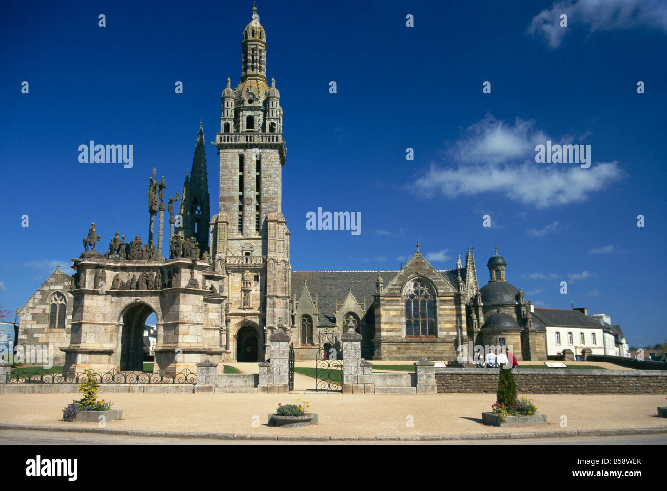 Parish closes Pleyben Finistere Brittany France Europe Stock Photo - Alamy