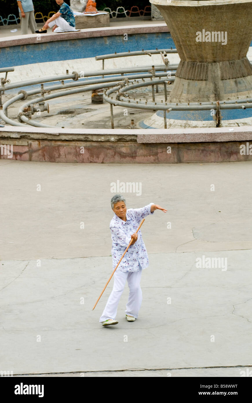 Elderly Exercising China High Resolution Stock Photography and Images ...