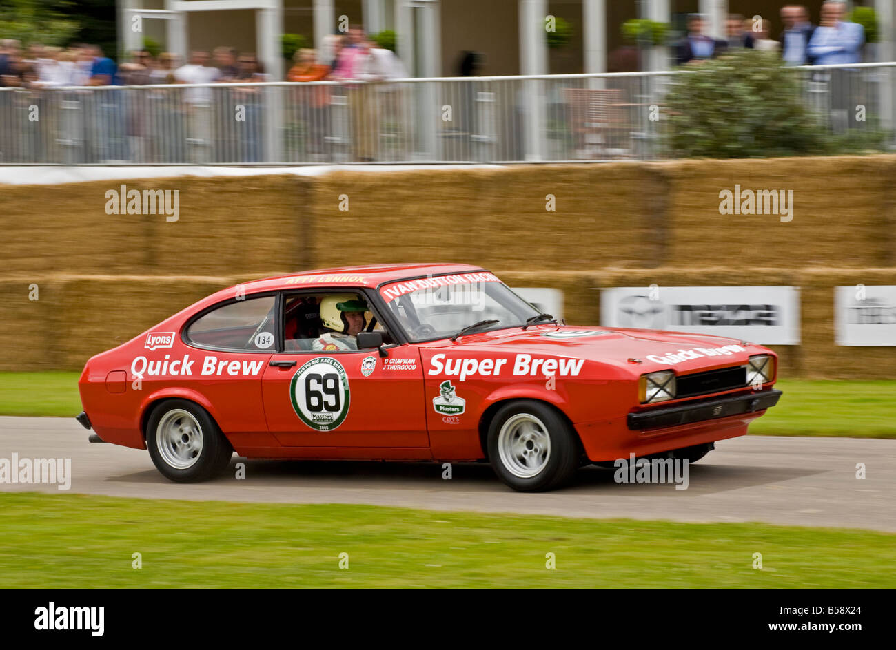 1974 Ford Capri Mk2 3.0 coupe at Goodwood Festival of Speed, Sussex, UK ...