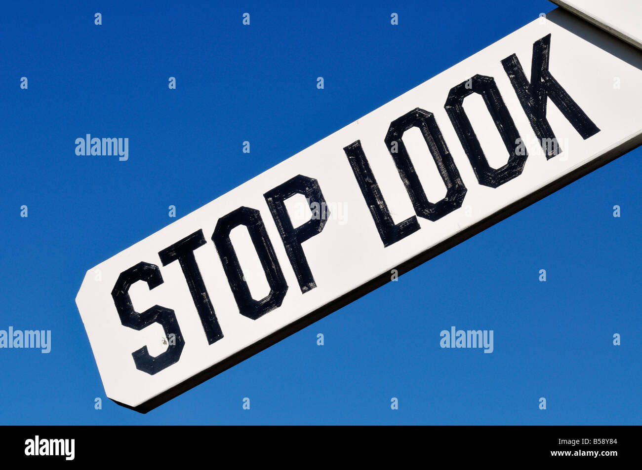 Look Sign High Resolution Stock Photography and Images - Alamy