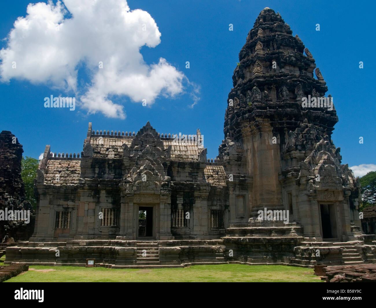 the Khmer temples of Prasat Phimai in Thailand Stock Photo - Alamy