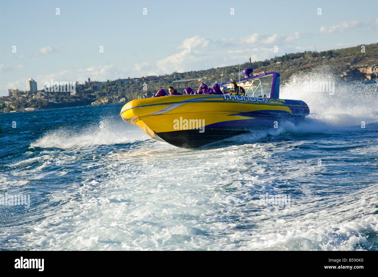 Jet boat sydney harbour hi-res stock photography and images - Alamy