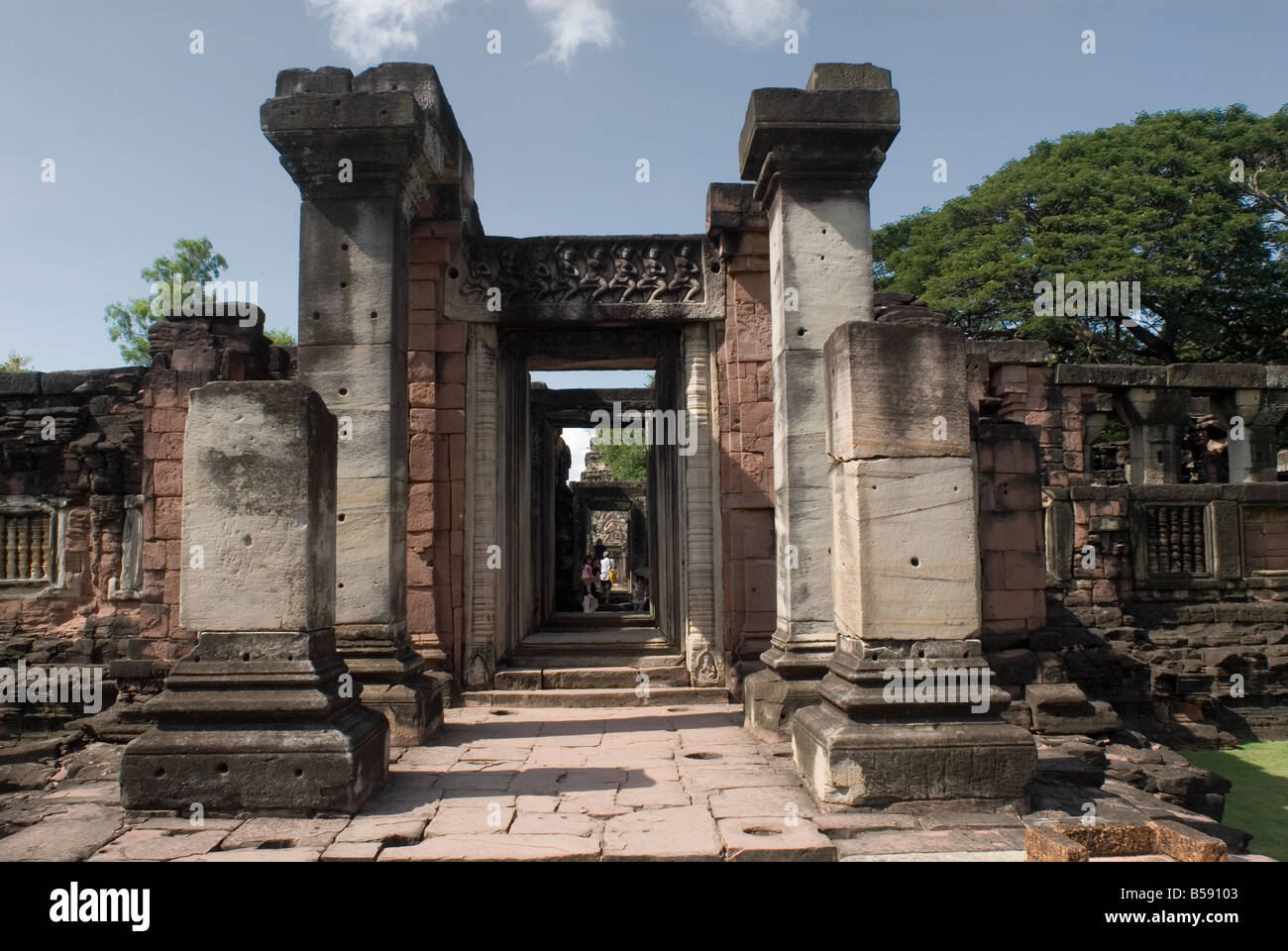 Phimai Angkorian period Khmer temple. Khorat Thailand Stock Photo - Alamy