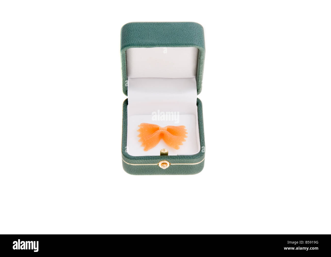 A pasta piece in a jewel box Stock Photo - Alamy