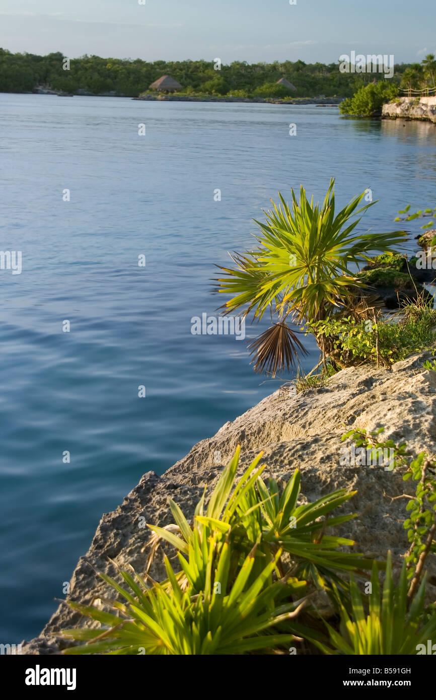 Recreation area Xel Ha Mexico Stock Photo - Alamy