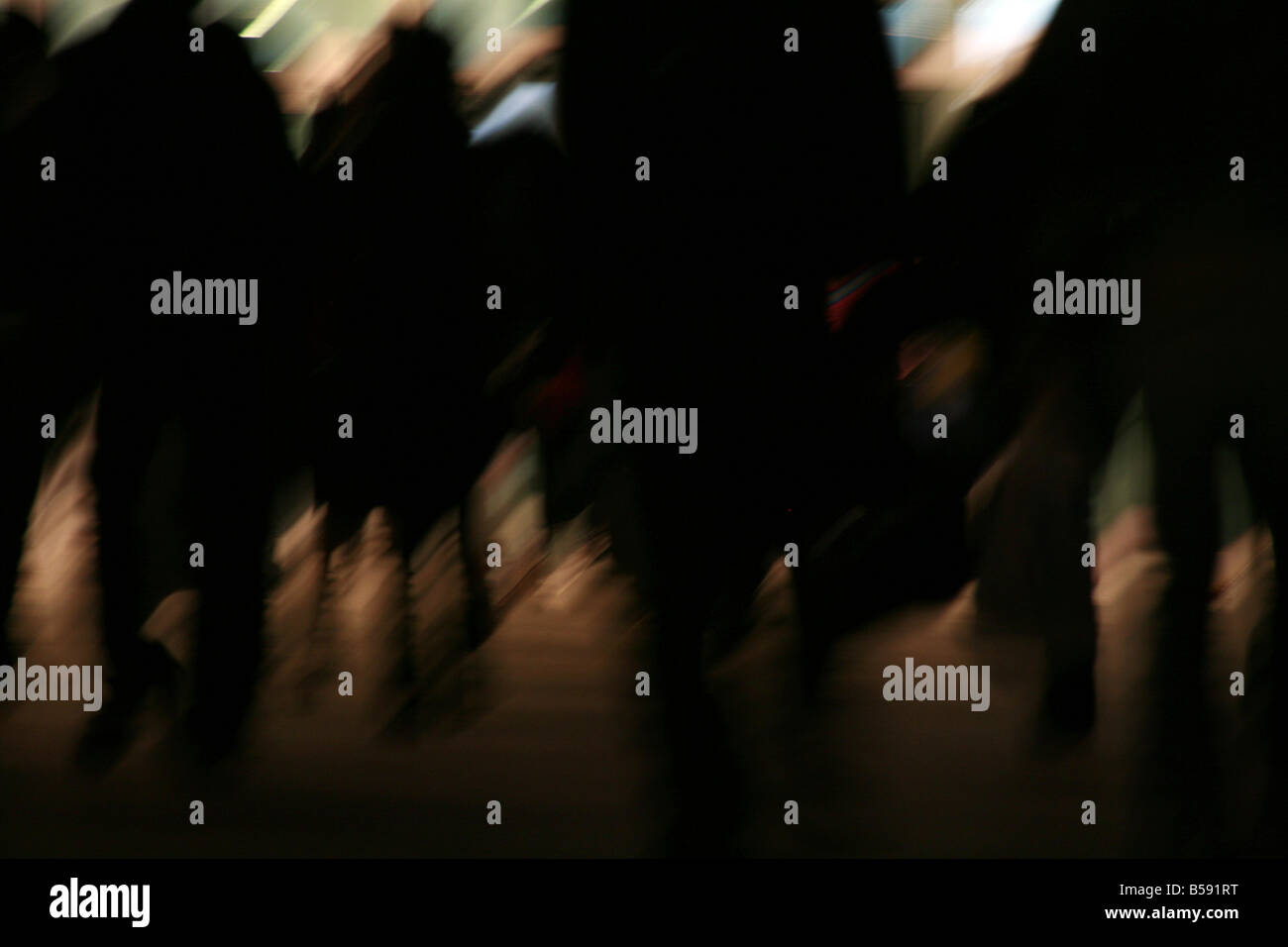 crowd of people walking in street at night Stock Photo - Alamy