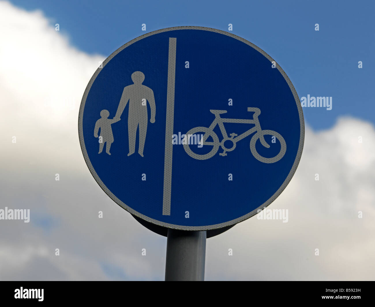 Pedestrian and Cyclist Road Sign Stock Photo - Alamy Pedestrian and Cyclist Road Sign Stock Photo - Alamy