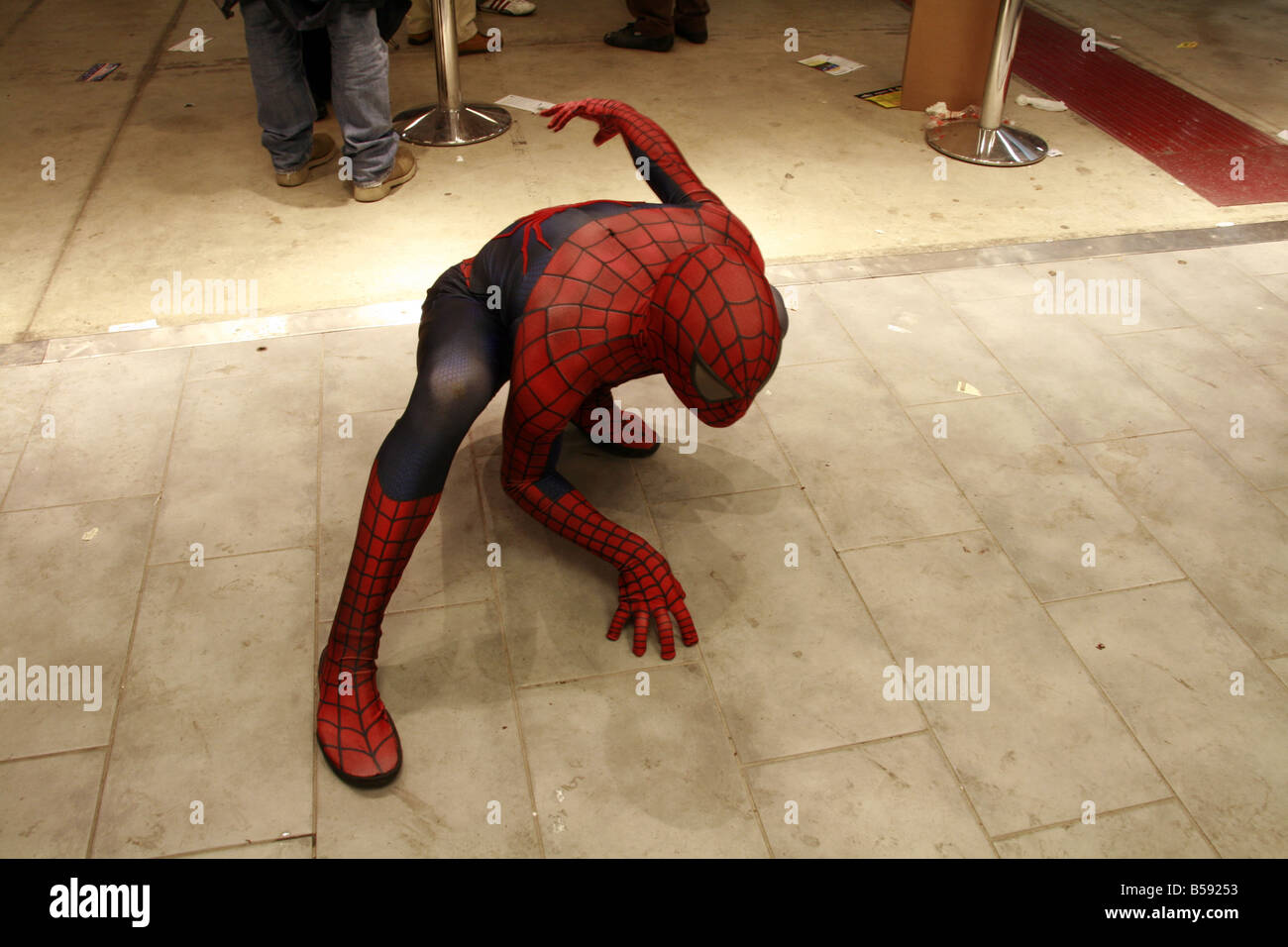 Spider man costume sit hi-res stock photography and images - Alamy