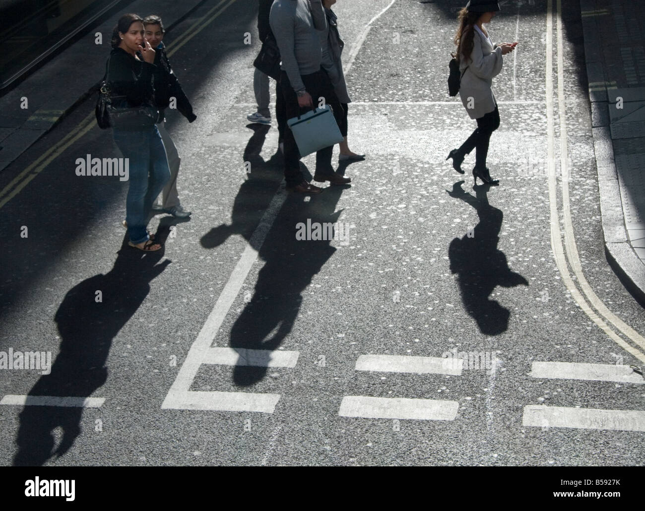 Shadow Line People High Resolution Stock Photography and Images - Alamy
