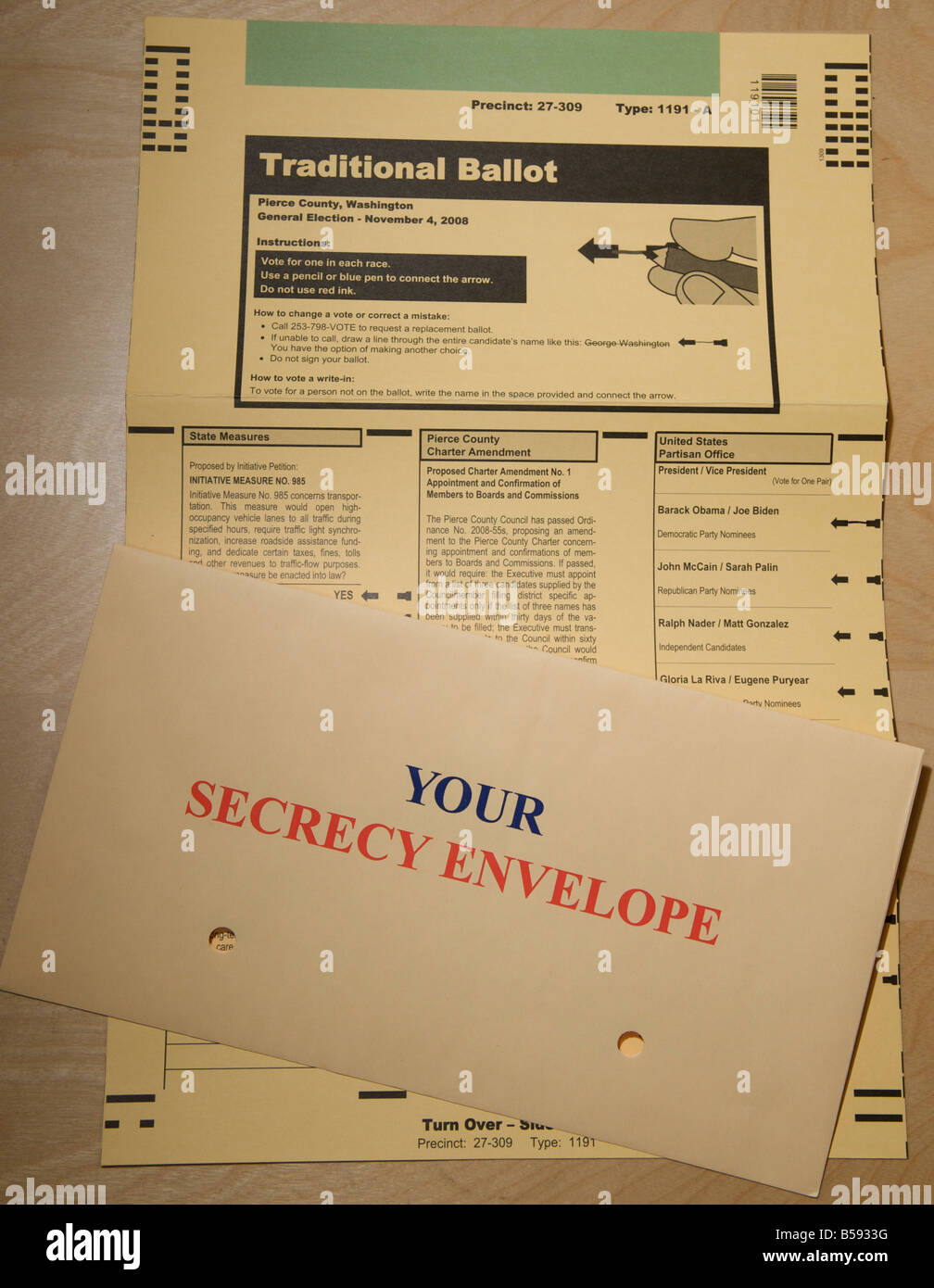 Election envelope hi-res stock photography and images - Alamy
