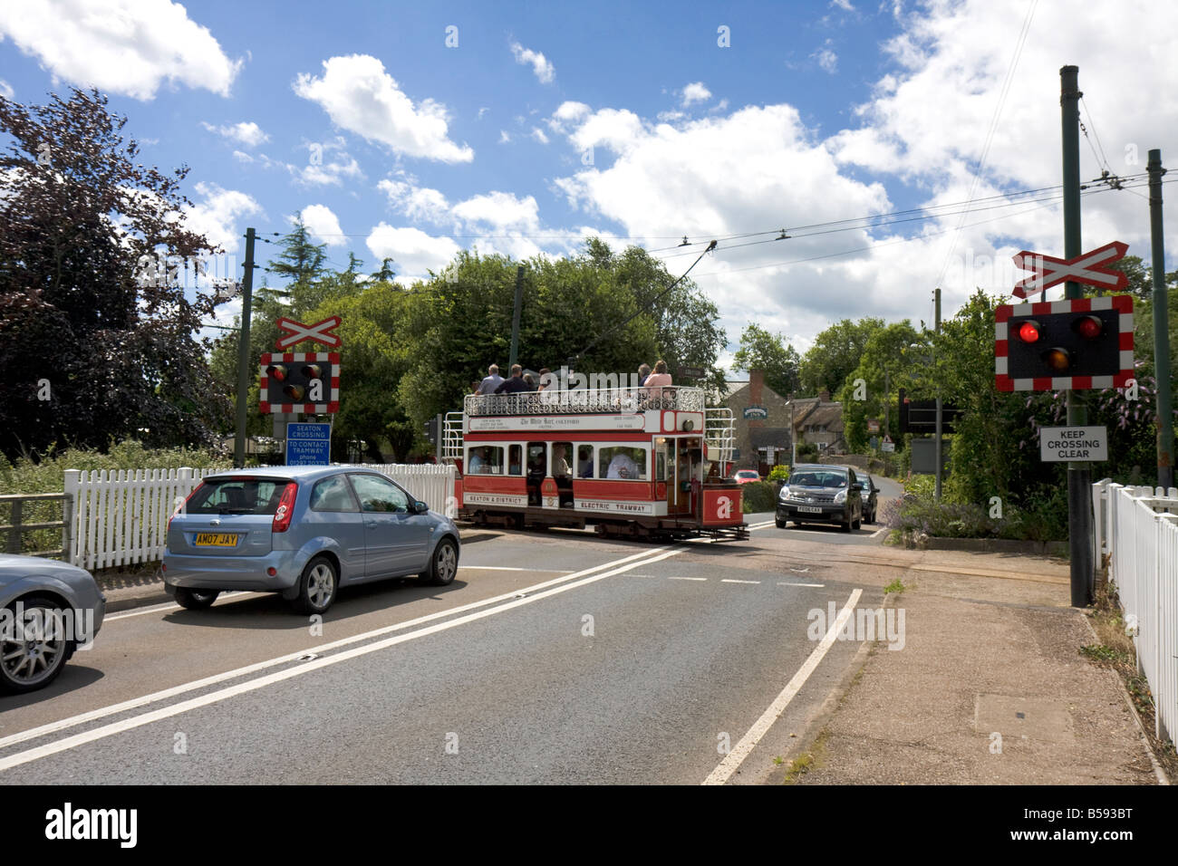 Tram crossing hi-res stock photography and images - Alamy