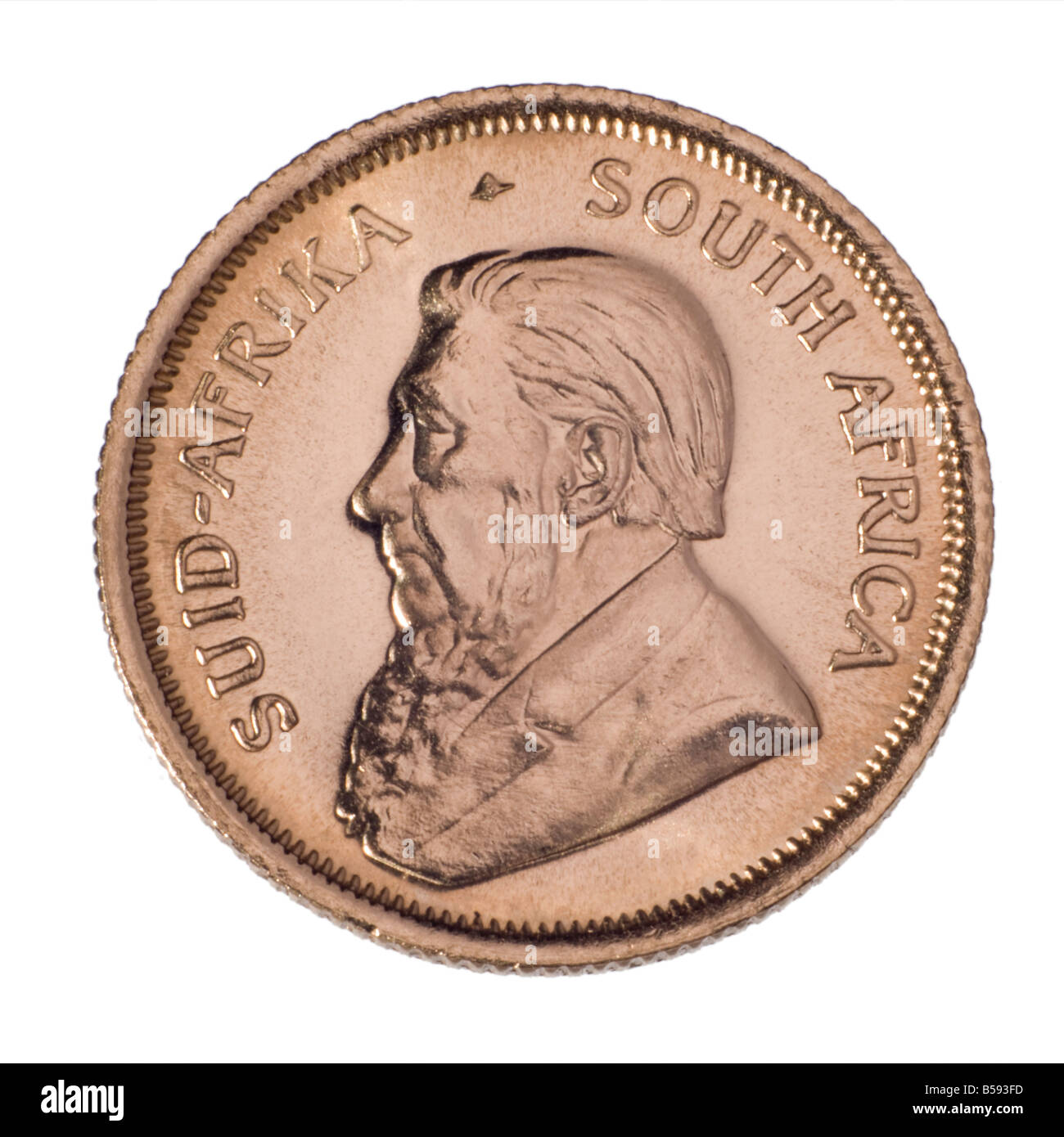 Krugerrand Gold Coin from South Africa. 22k gold Stock Photo - Alamy