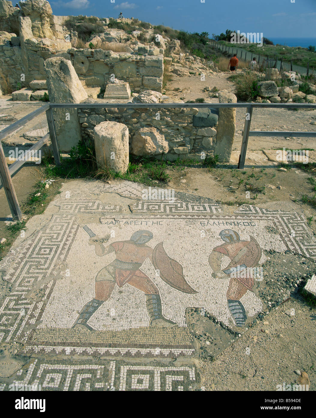 Gladiators house mosaic hi-res stock photography and images - Alamy