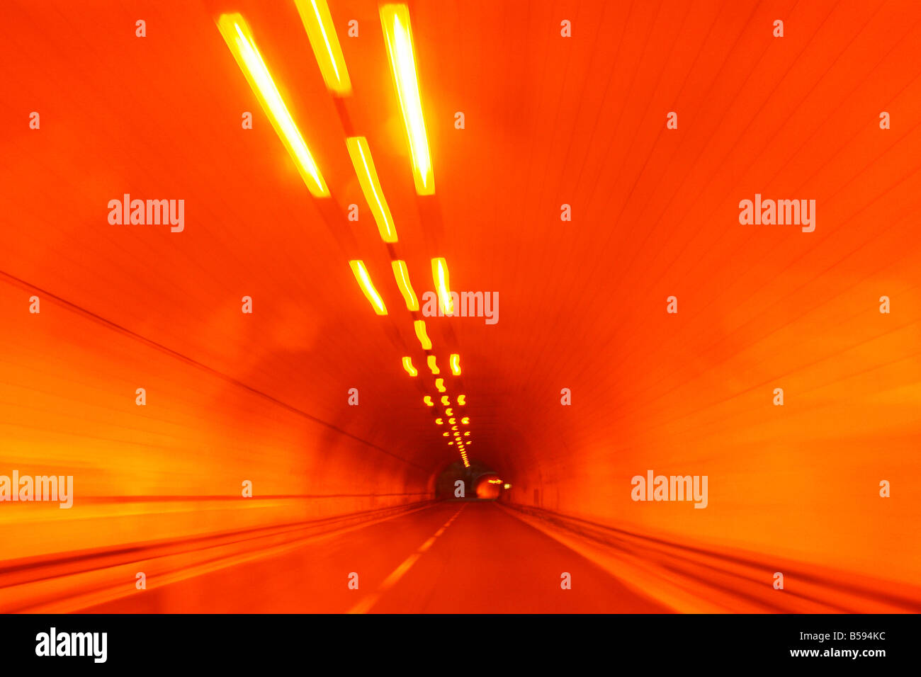 driving through a traffic tunnel Stock Photo - Alamy