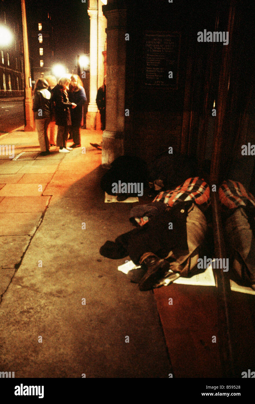 Homeless people on mortimer street in London Dbase MSI Stock Photo - Alamy