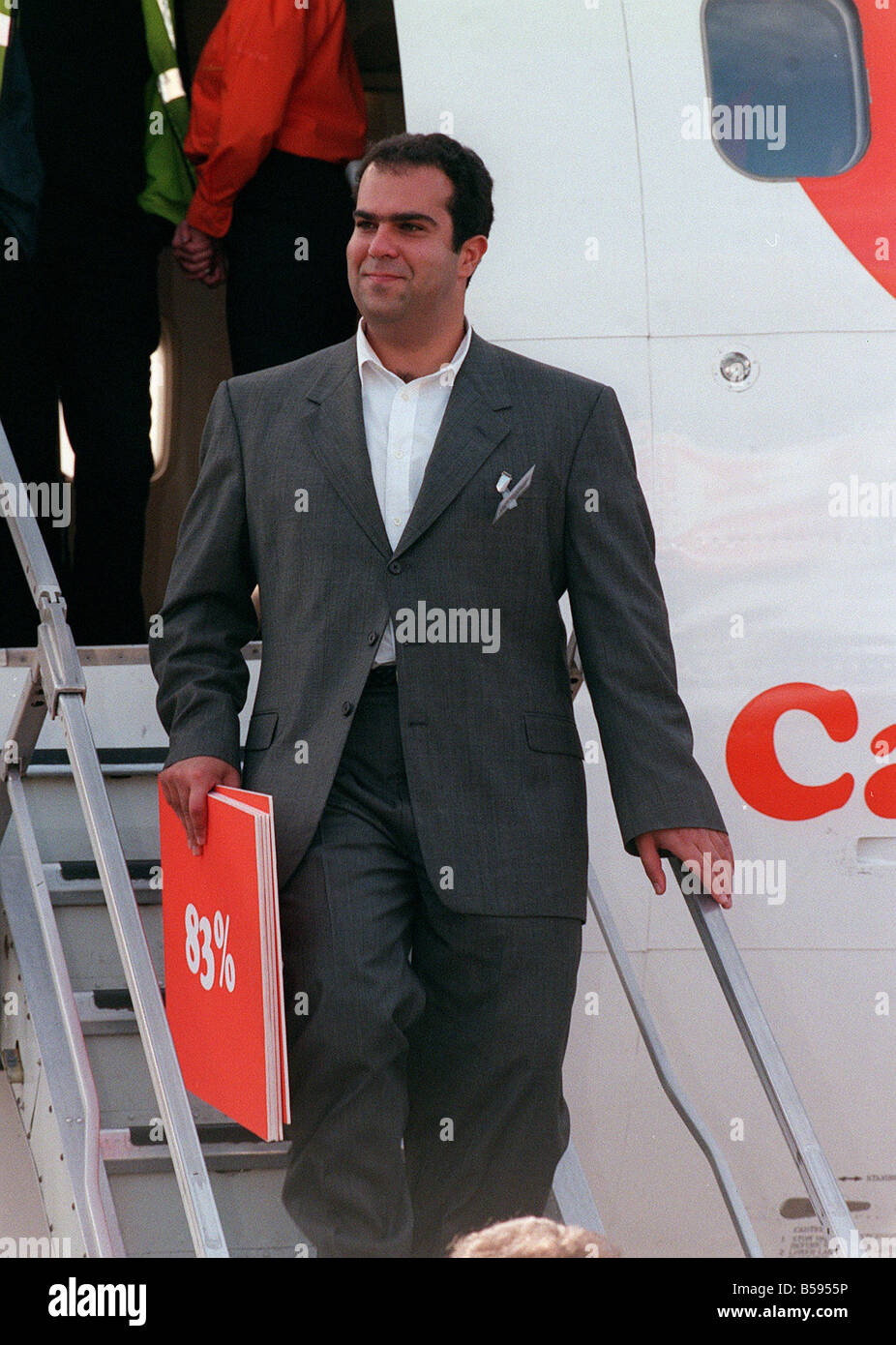 EASYJET OWNER STELIOS HAJI LOANNOU OCTOBER 1997 Stock Photo - Alamy