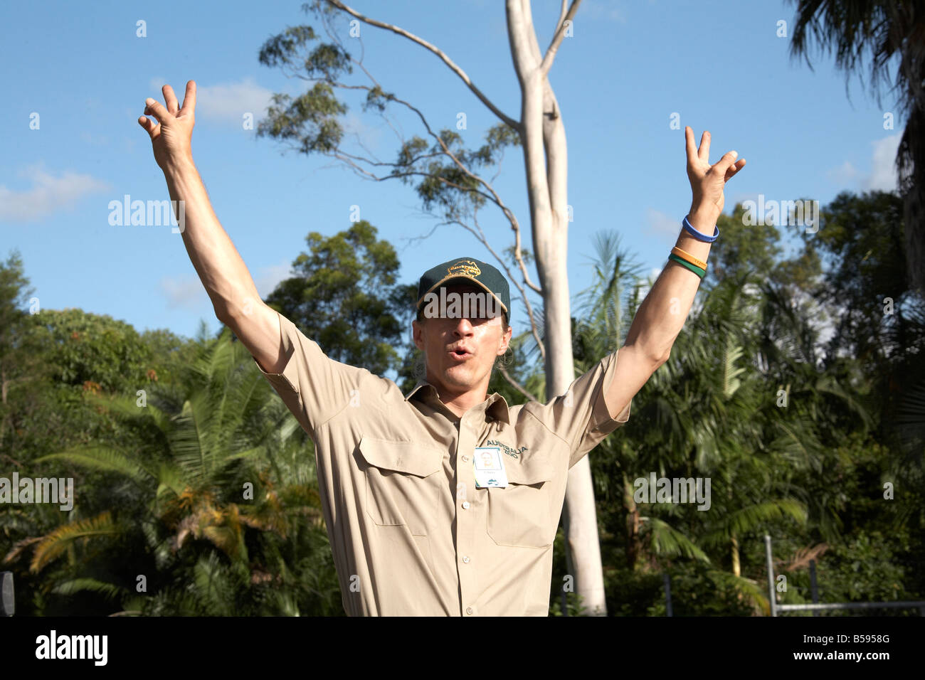 Zoo keeper in uniform hi-res stock photography and images - Alamy