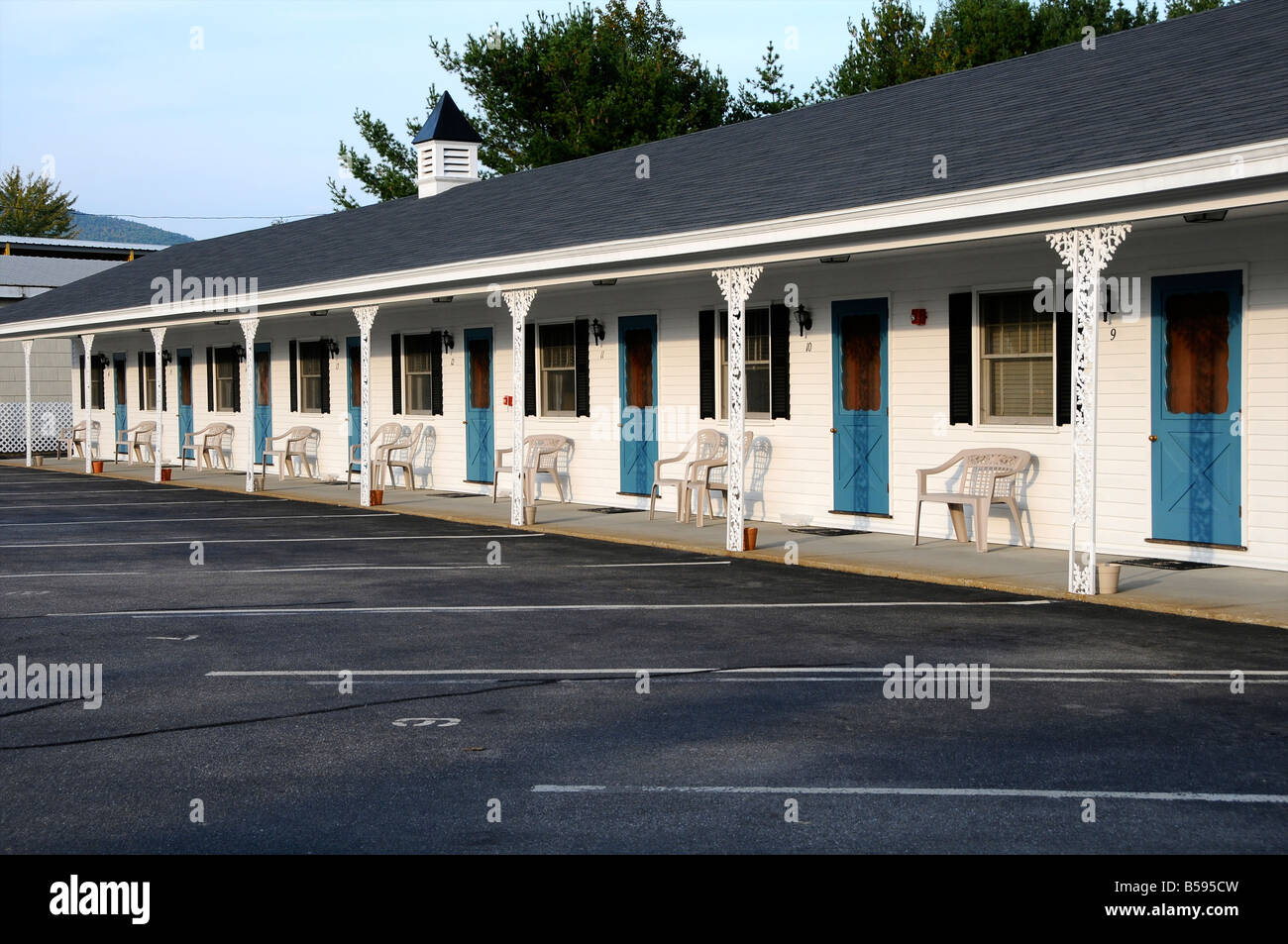 The Colonial Motel, North Conway, New Hampshire, USA Stock Photo - Alamy