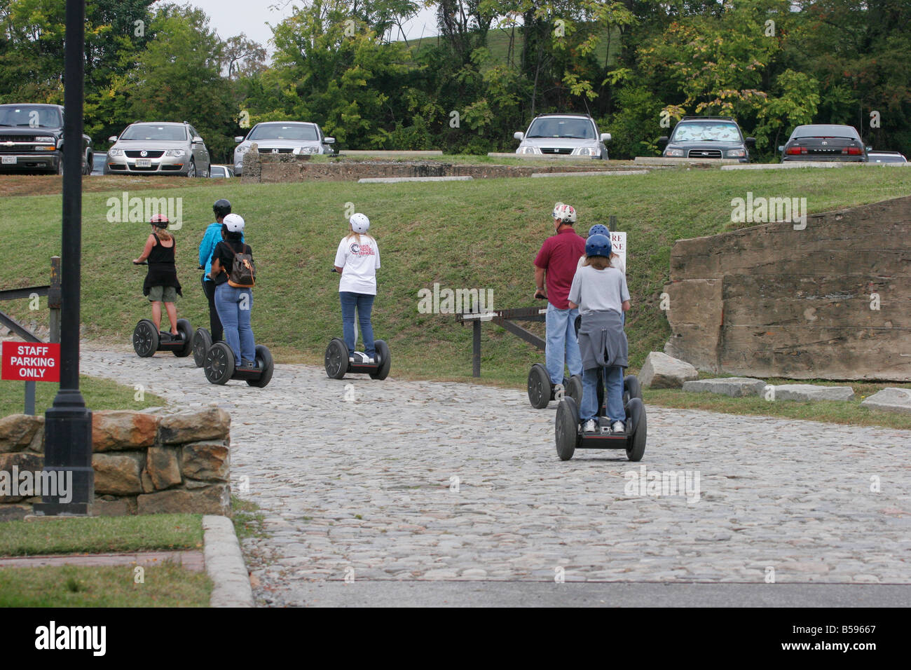 People riding segway personal transporters Stock Photo - Alamy