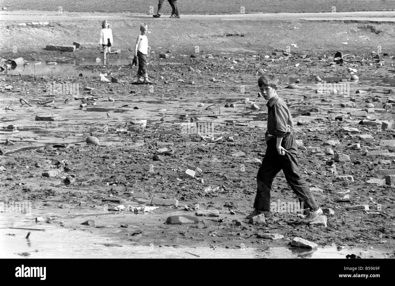 Poverty/Children/Scotland. Black Hills of Glasgow feature. A broken ...