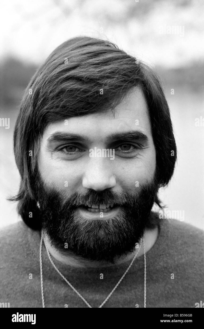 George Best. Footballer George Best at the Bray home of Michael ...