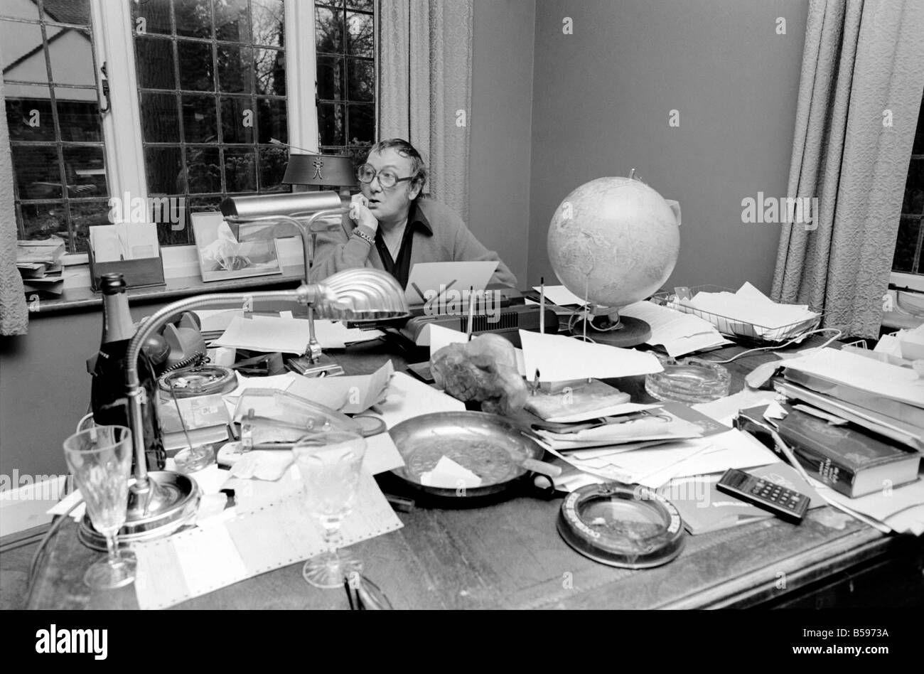 Script-writer Johnny Speight. December 1980 PM 80-07221-001 Stock Photo ...