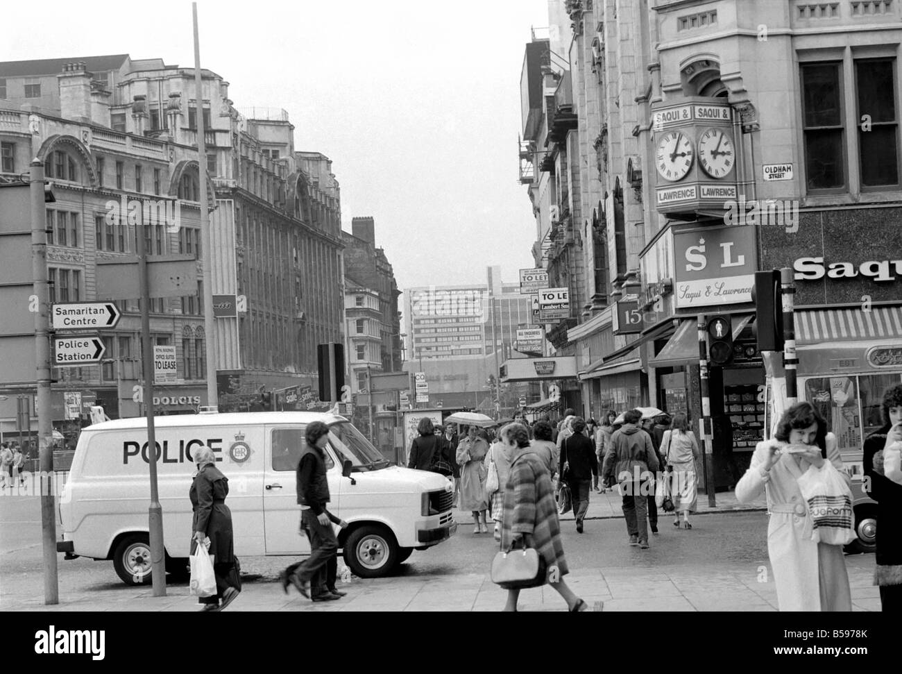 Manchester: Manchester's Piccadilly/Market Street area busy with ...