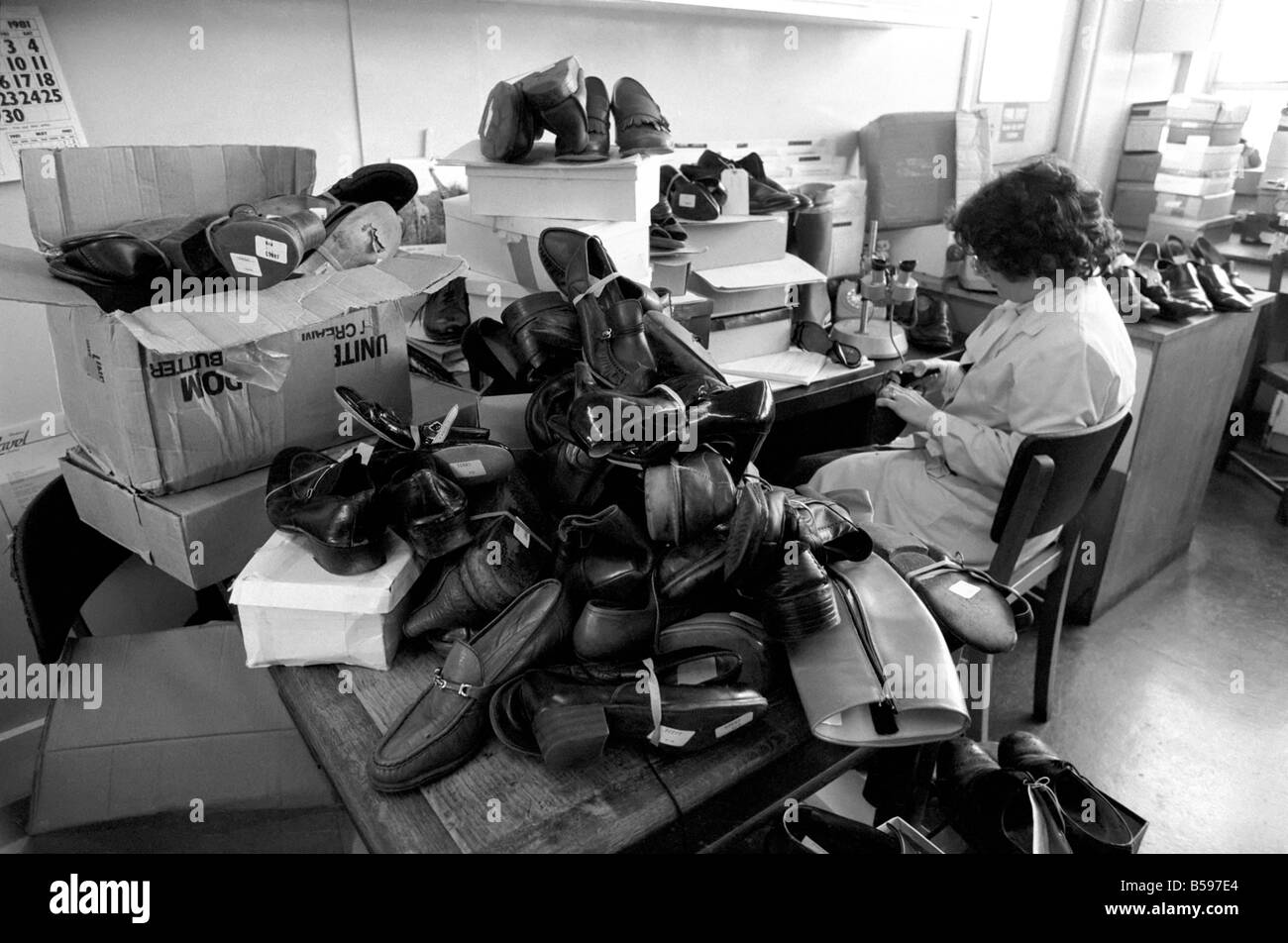 The Shoe Tester: Mrs. Isobel Bingham is a Shoe Inspector employed by ...