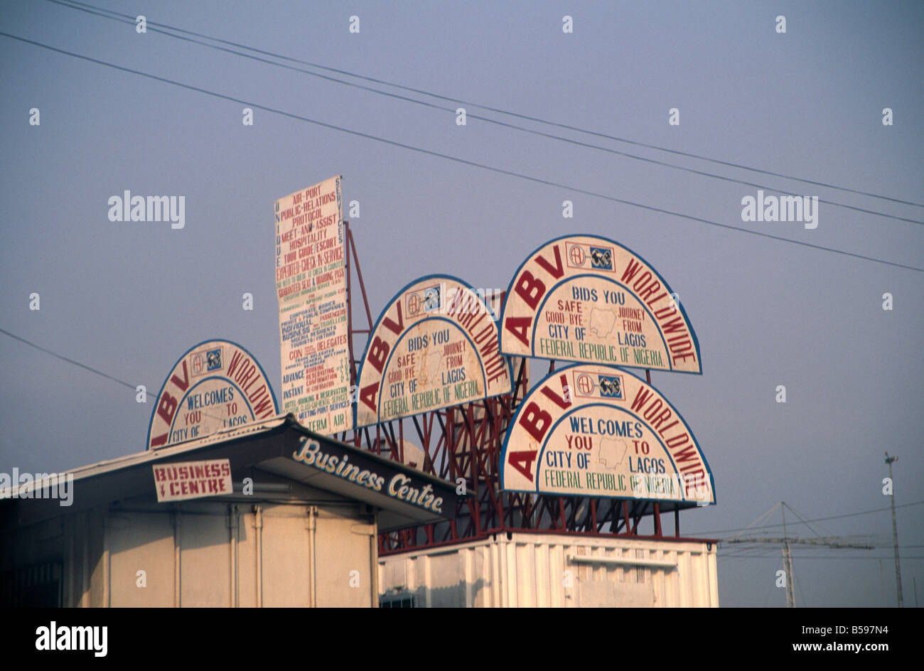 Amusing signs in Lagos Nigeria Africa Stock Photo - Alamy
