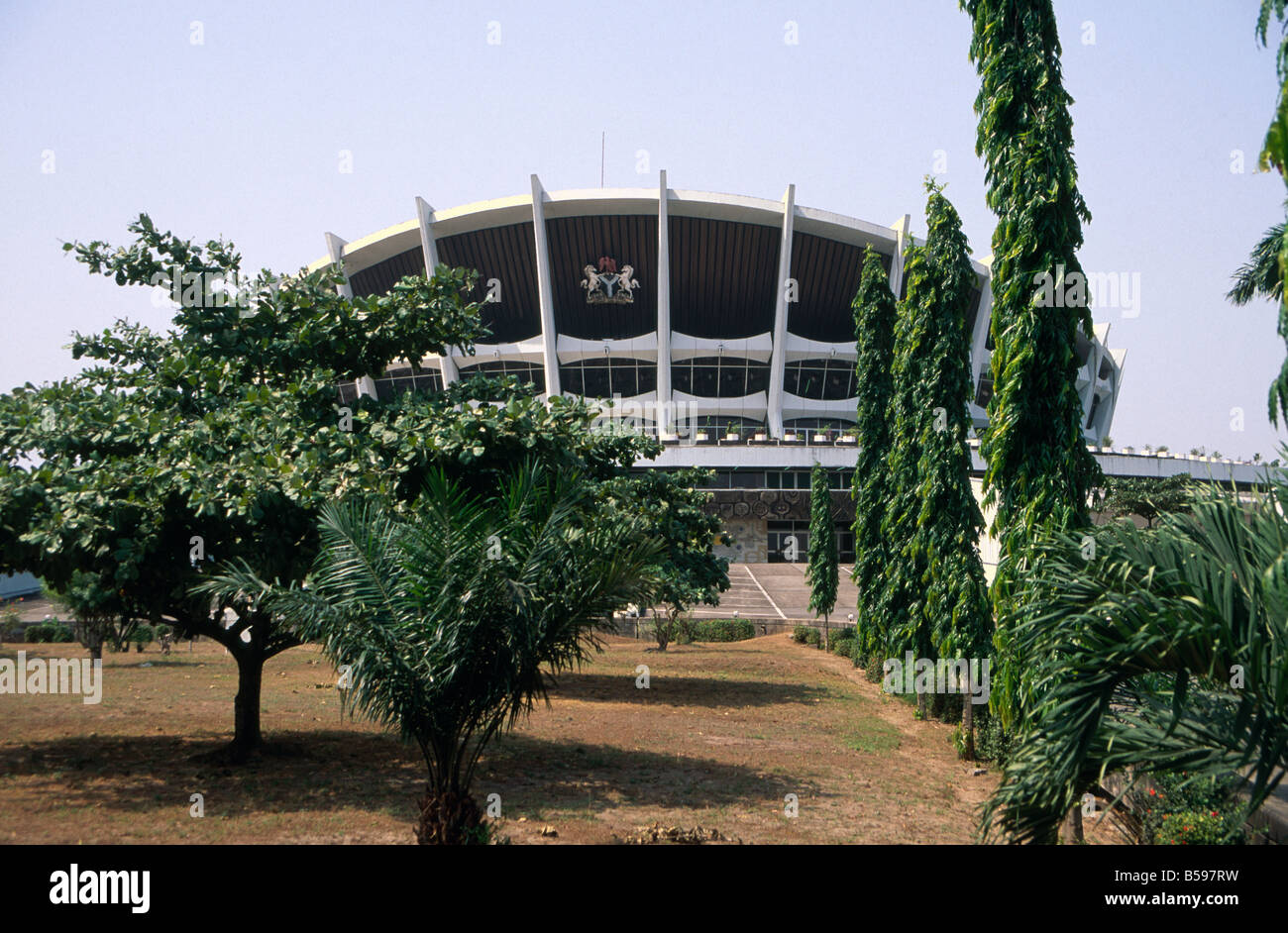 Palace of Culture modern entertainment building in Lagos Nigeria Africa ...
