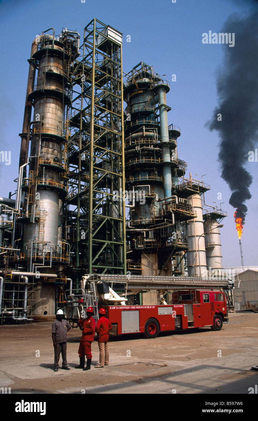 Simon Snorkel fire engine and installations in NNPC Nigerian National ...