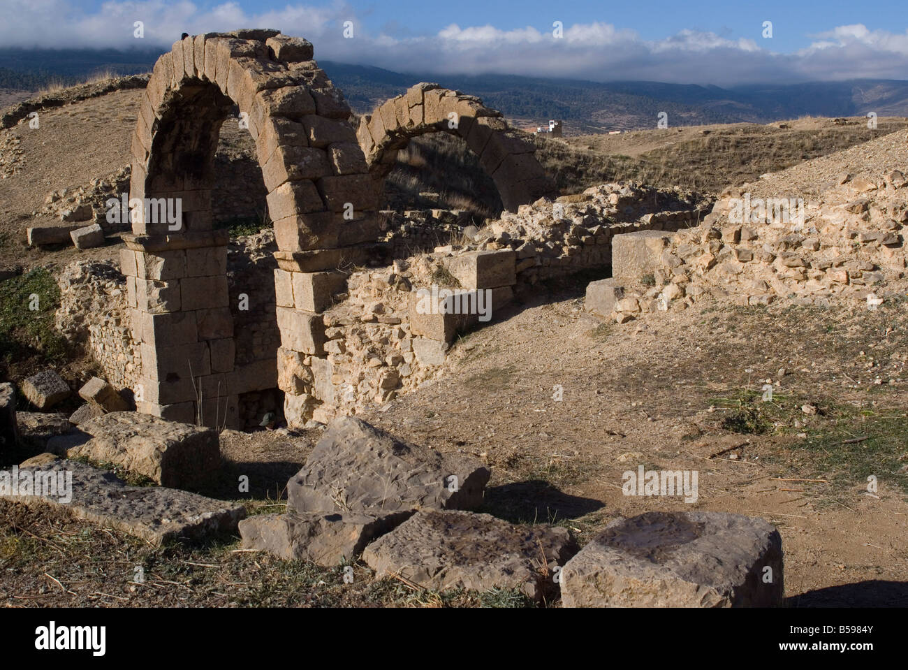 Amphitheatre, Roman ruins, Lambaesis, Algeria, North Africa, Africa ...