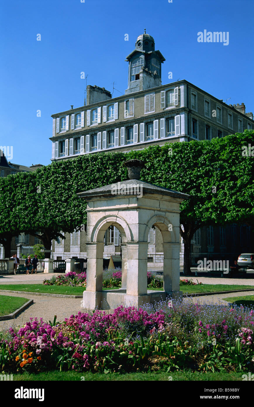 Boulevard des Pyrenees Pau Bearn Aquitaine France Europe Stock Photo ...