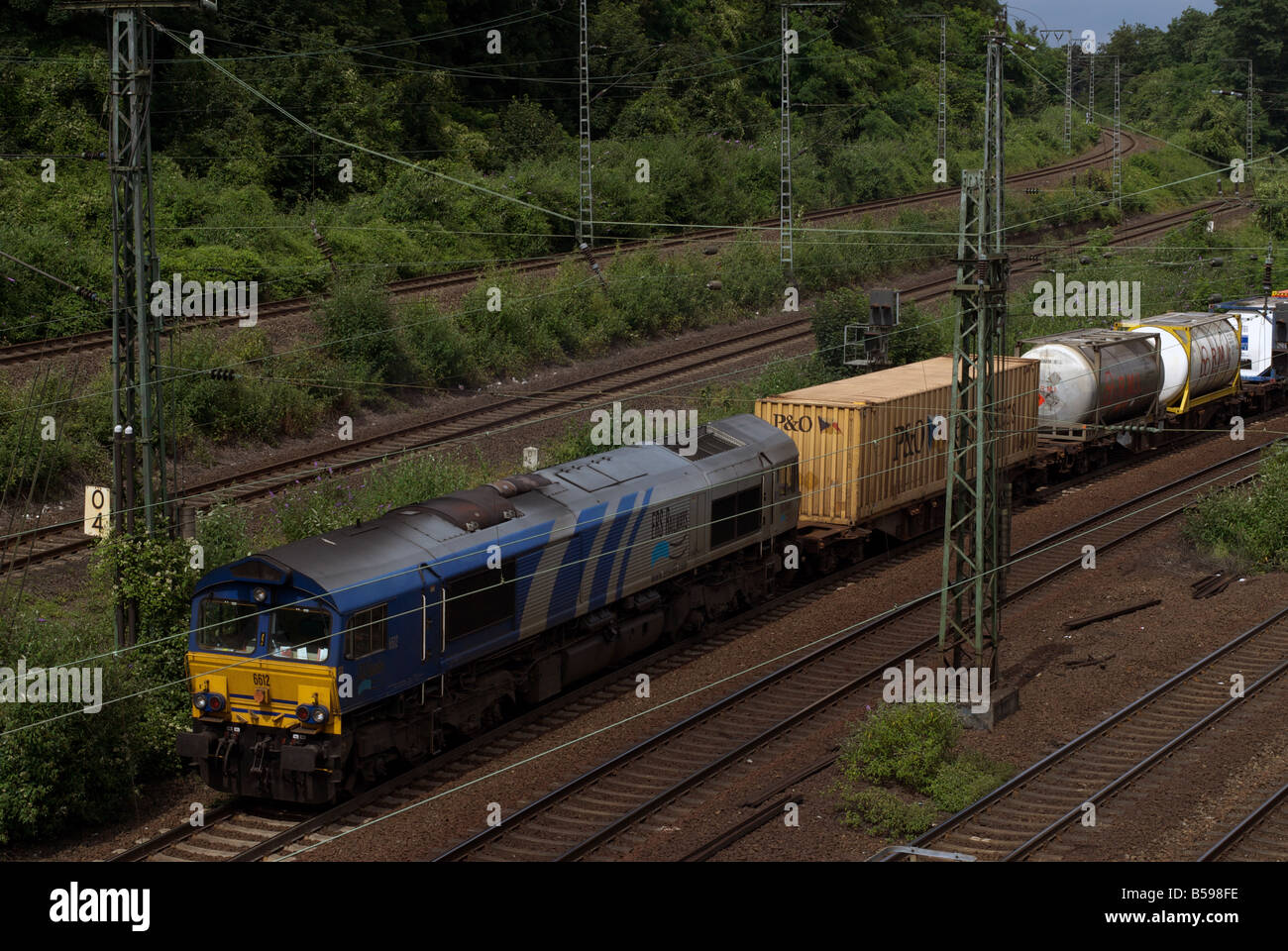 Container wagons hi-res stock photography and images - Alamy